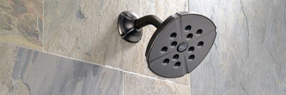 Delta Showerhead With H2okinetic Technology