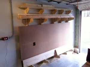 How to Build a Wall-Mounted Lumber Storage Rack