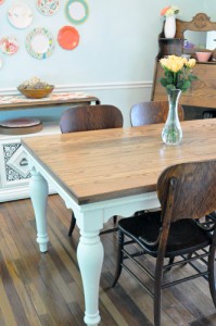 DIY Pottery Barn Farmhouse Table - One Project Closer