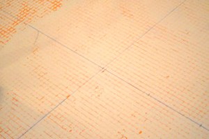 How to Mark Guidelines for Installing Tile
