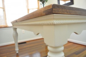 DIY Pottery Barn Farmhouse Table - One Project Closer