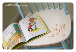 Fabulous Painted Numbers on Furniture from theDIYvillage