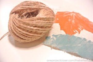 Fall Decor and Drop Cloth Bunting!