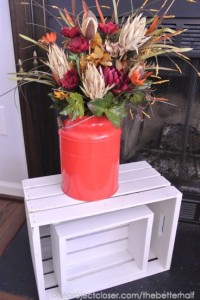 Fall Decor and Drop Cloth Bunting!