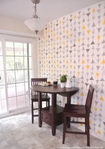 DIY Stencil Wall with Royal Design Studio - One Project Closer