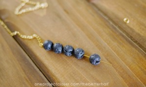 Diy Essential Oil Diffuser Necklace - One Project Closer