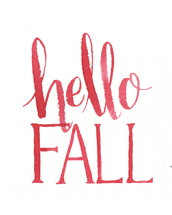 Free Fall Printables: Part 1 - One Project Closer