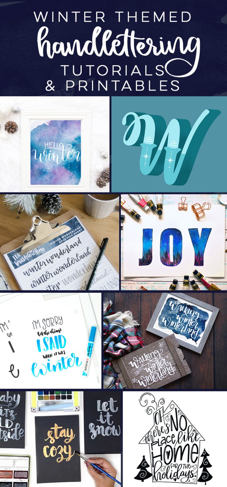 Winter Wonderland Printable + Wood Sign Tutorial - One Project Closer