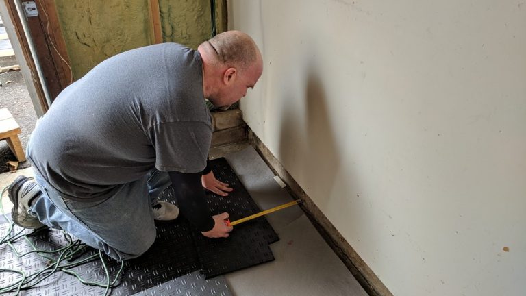 How to Install Garage Floor Tile (Motordeck Tile Example) - One Project ...