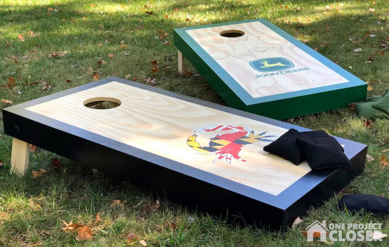 How to Build a Regulation Cornhole Set - One Project Closer